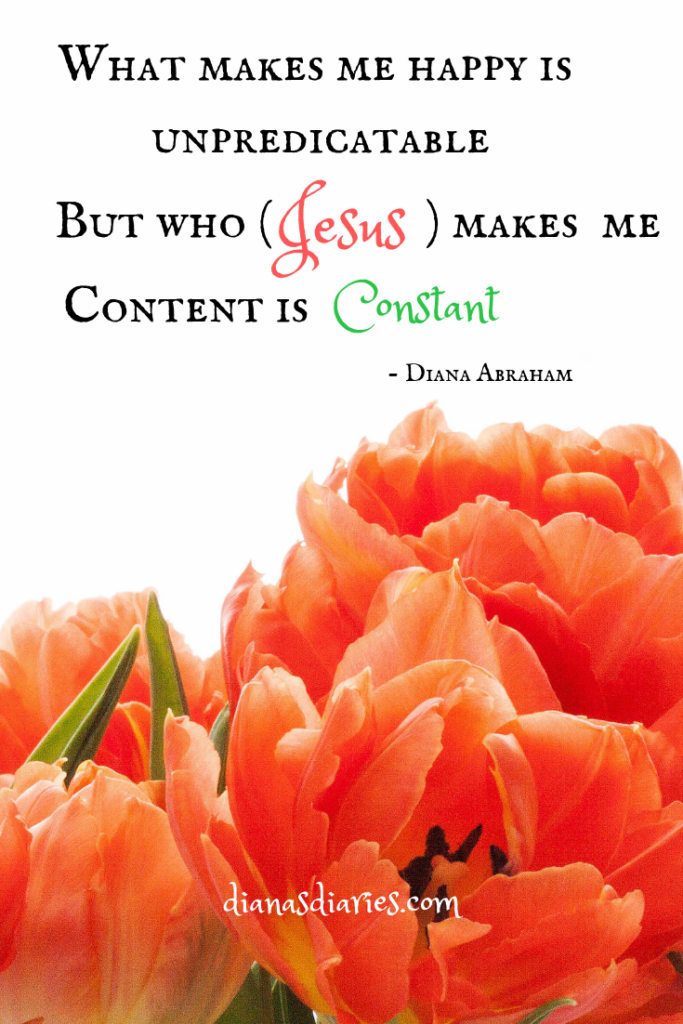 HOW TO EXPERIENCE CONTENTMENT AS A CHRISTIAN - Diana's Diaries